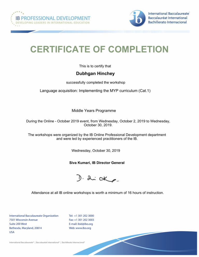 IB Certs | Education by Design